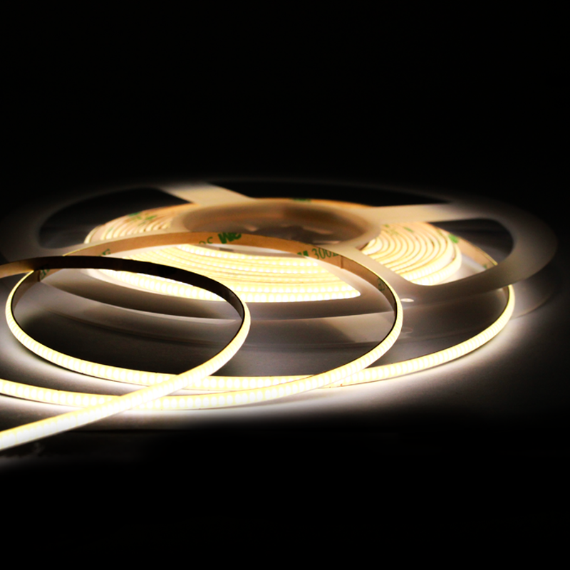 COB Led Strip 480chips/M 5W/M 4mm DC24V Neutral White 4000K 5m/Reel (DC ...