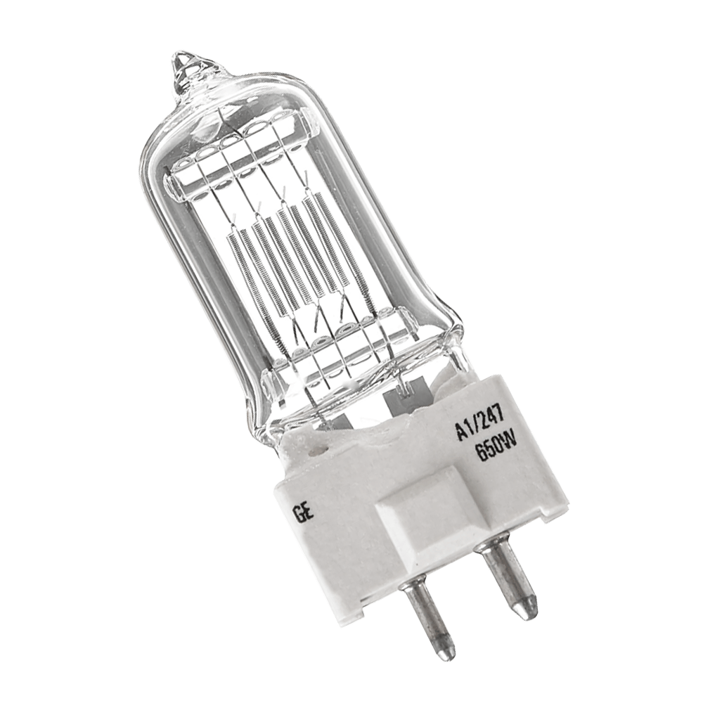 Showbiz Quartzline Halogen Lamp 39650 A1/247 650W 240V 3200K GY9.5 ...