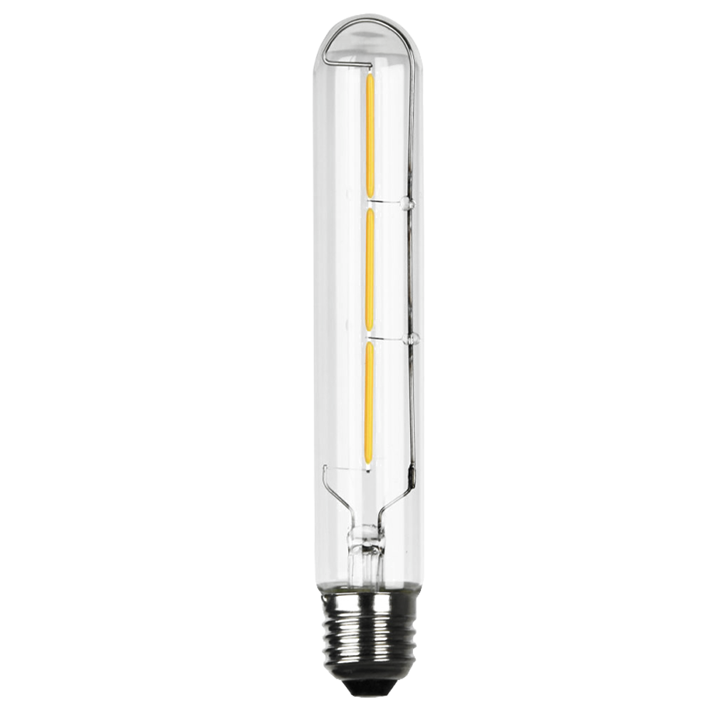 LED Filament Lamp Tubular 6W 2200K E27 Dimmable | GMT Lighting